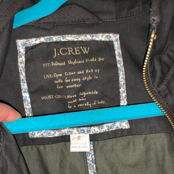 J. Crew | Jackets & Coats | J Crew Army Green Cargo Jacket | Poshmark